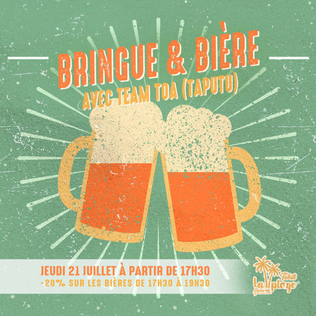 21 - Bringue et Bière - La Plage - SAPINUS BAR